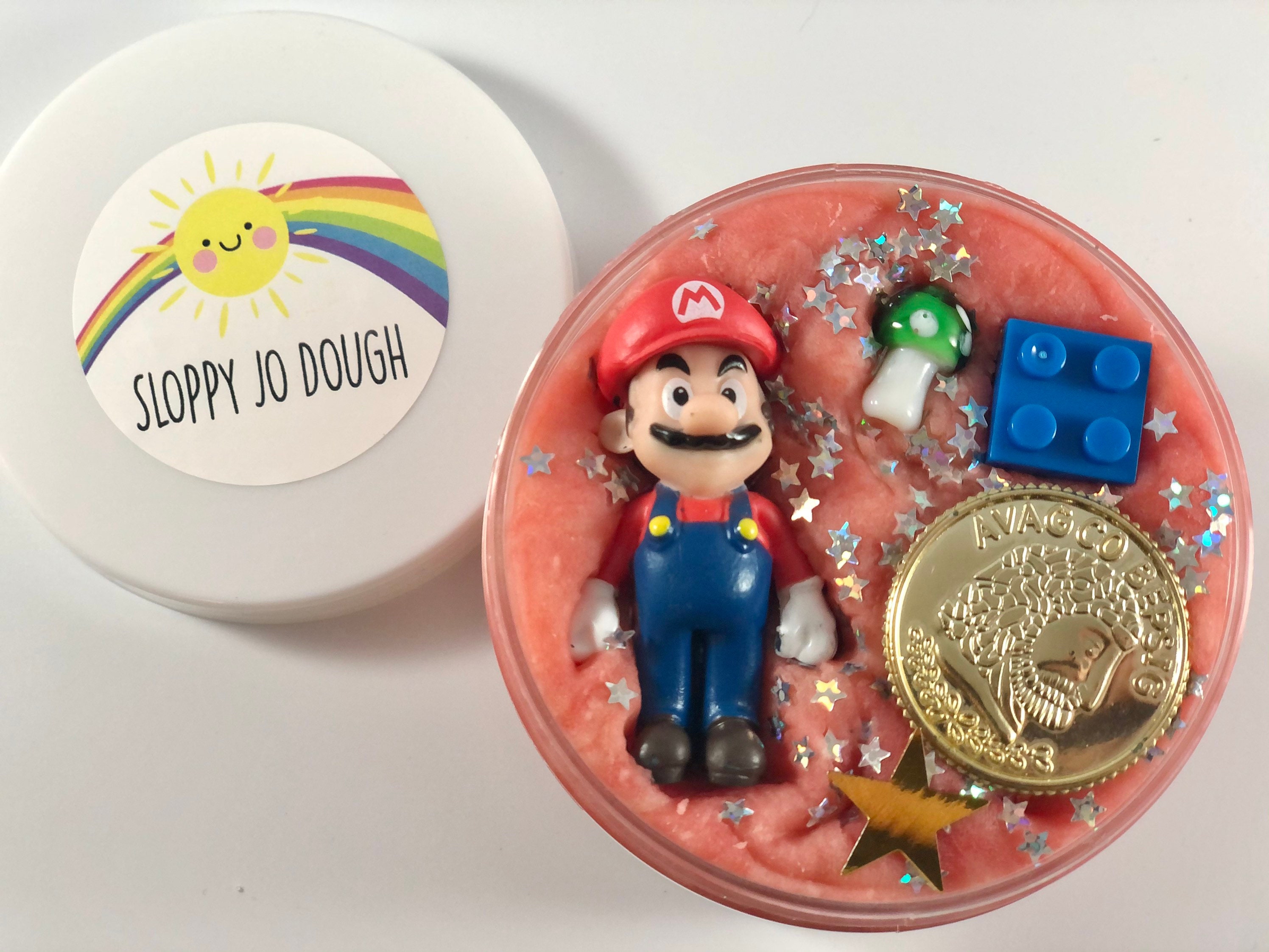 Super Mario Brothers Play Dough Jar Mario - Etsy Ireland