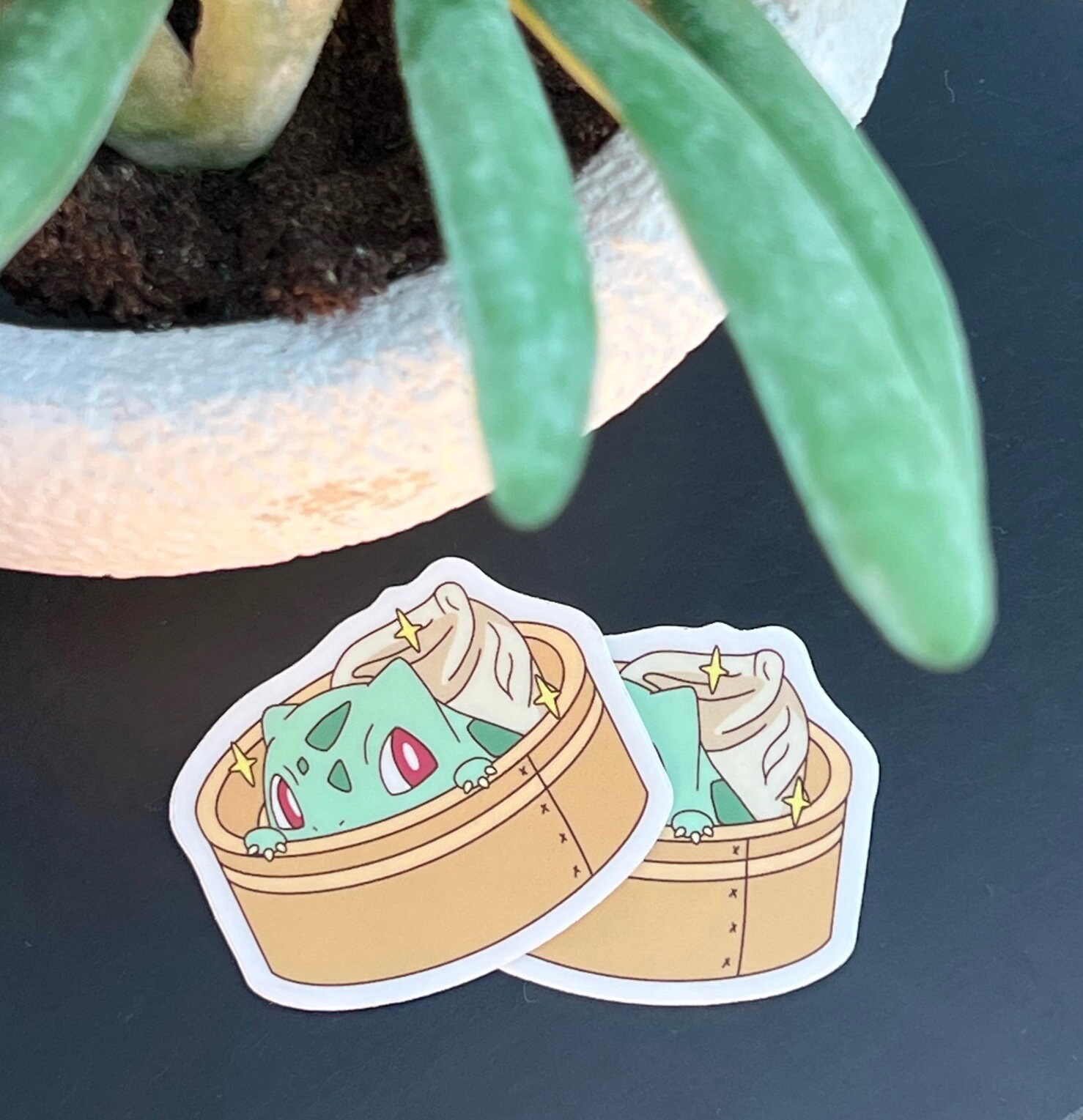 Bulbasaur Bao Sticker - Etsy