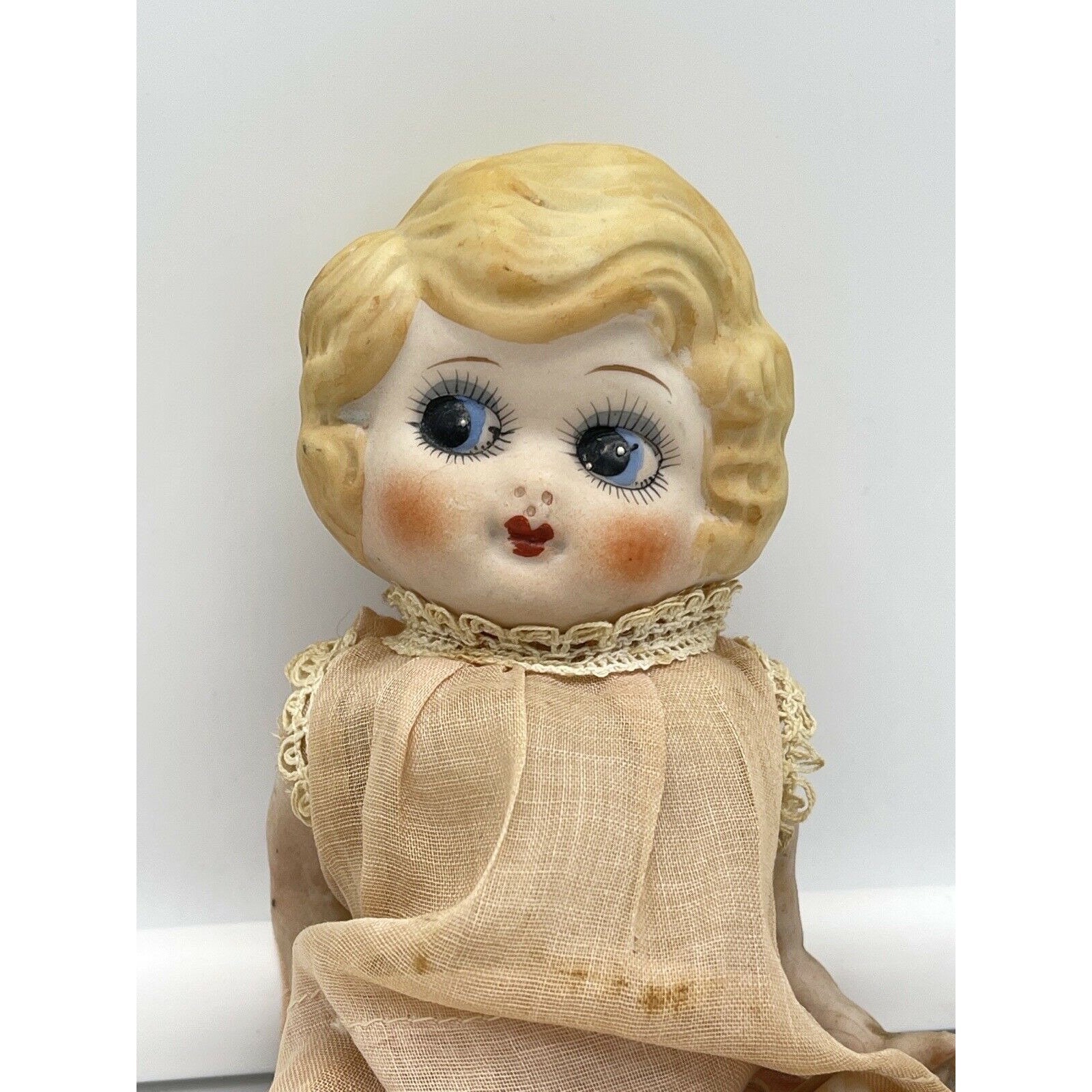Vintage Porcelain Bisque Kewpie Doll Moveable Arms & Legs Japan - Etsy