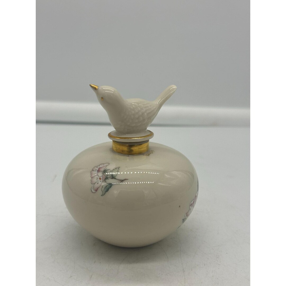 Vintage Lenox Serenade Perfume Bottle With Bird Stopper - Etsy