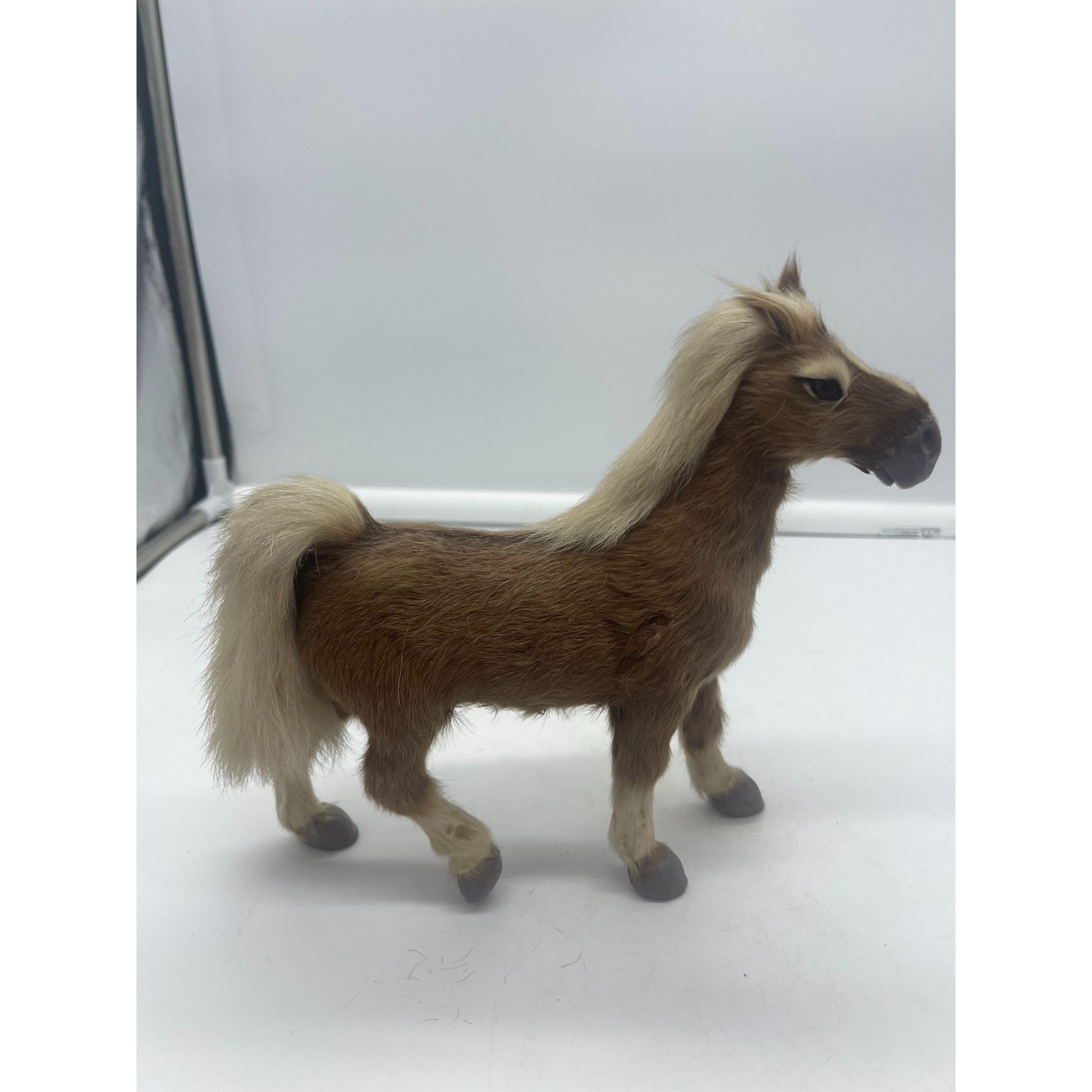 Vintage Real Fur Horse Pony Figurine Taxidermy Style - Etsy