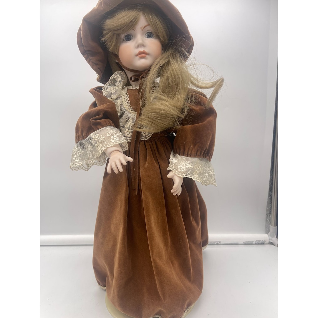 K & R Simon and Halbig Bisque Doll 117A Blond Hair Blue Eyes 17 Inch - Etsy