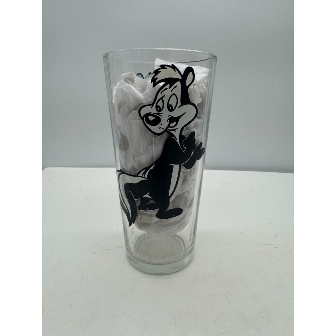Vintage 1973 Pepe Le Pew Skunk Pepsi Collector Series Glass Cup - Etsy