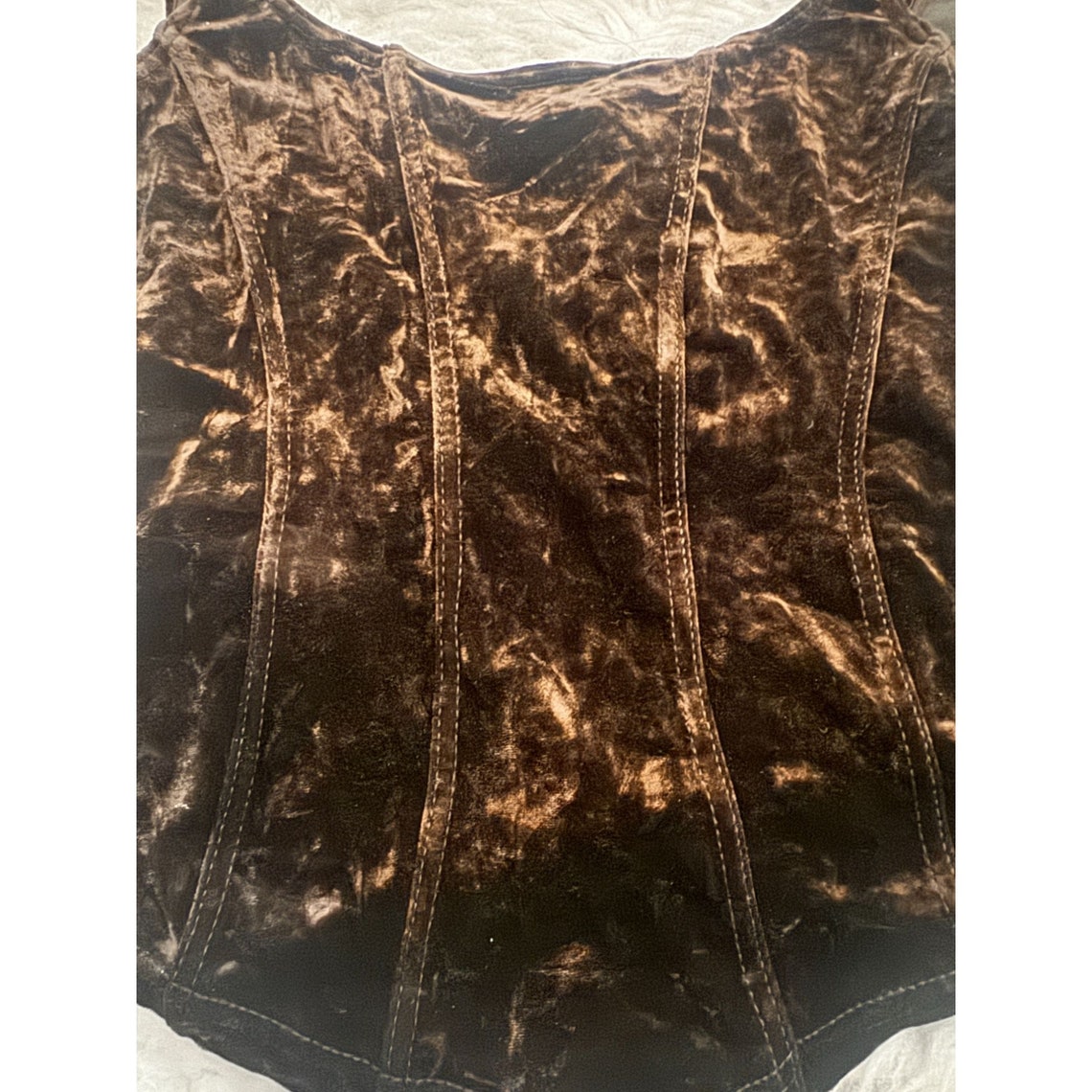 Vintage Cosabella Italy Cami Tank Top Brown Crushed Velvet L - Etsy