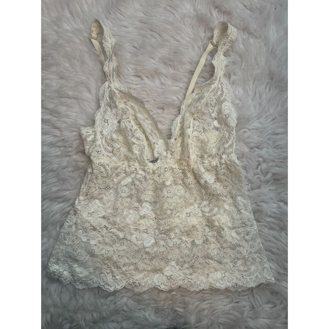 Cosabella Ivory Lace Camisole Cami Tank Top L Italy - Etsy