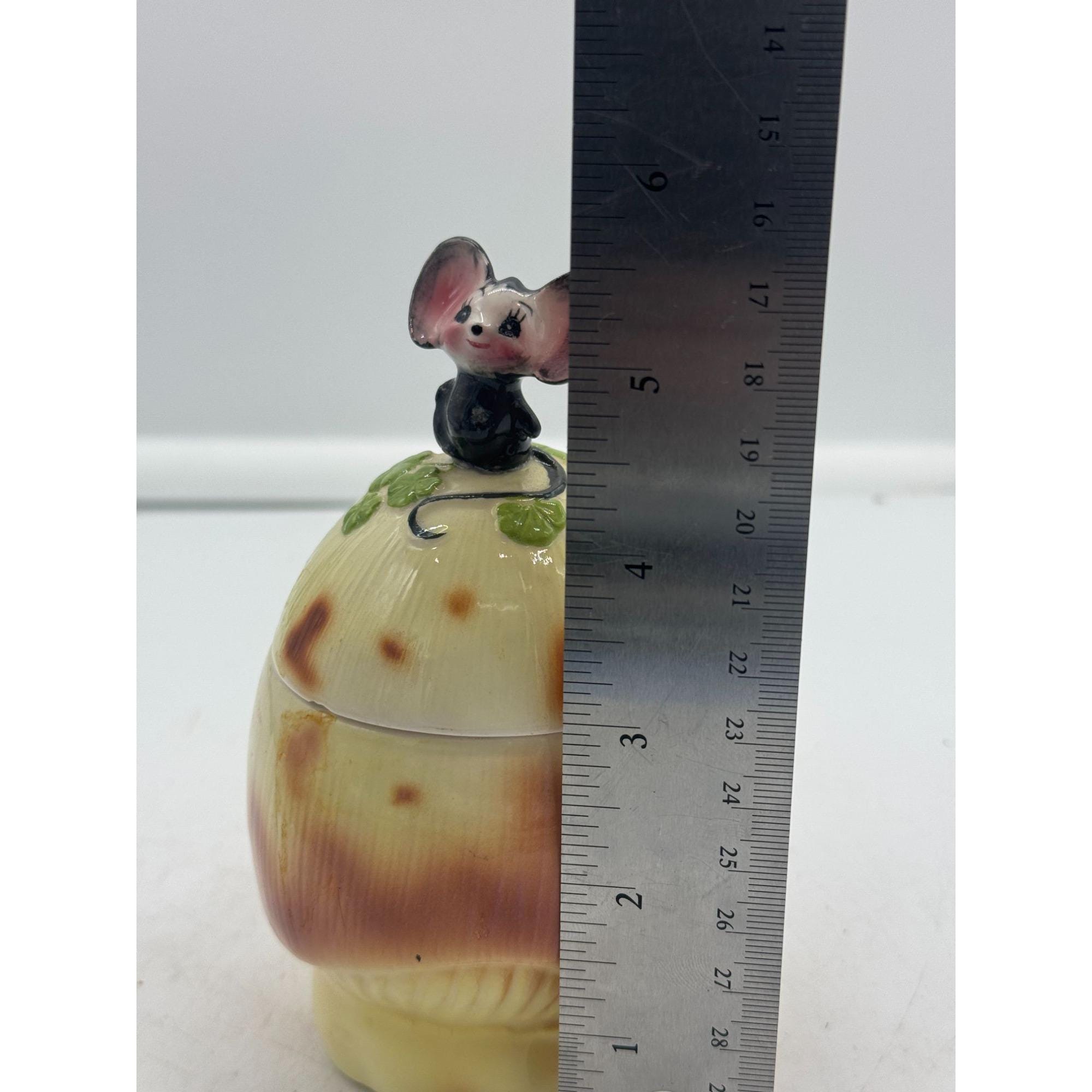 Vintage Mouse on Toadstool Mushroom Covered Sugar Bowl Kitschy-as IS - Etsy