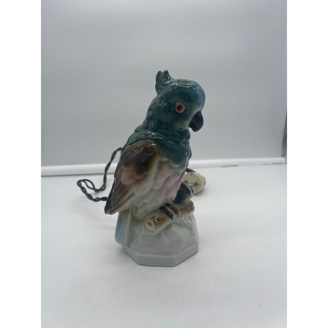 Vintage Porcelain Parrot Bird Fragrance Lamp 2 Prong Plug - Etsy