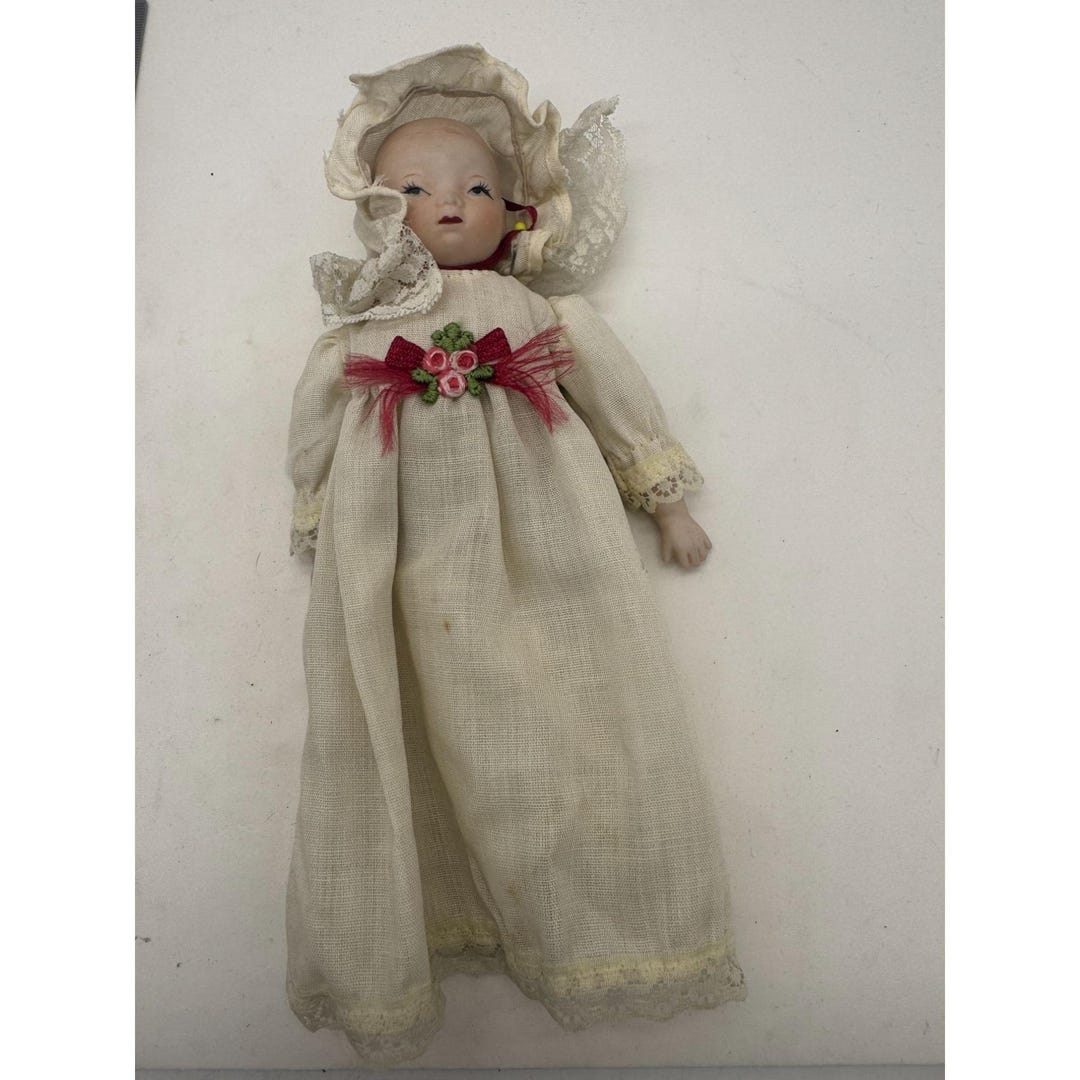 Vintage Happyland Porcelain Doll Christmas Tree Ornament 8 Inch - Etsy