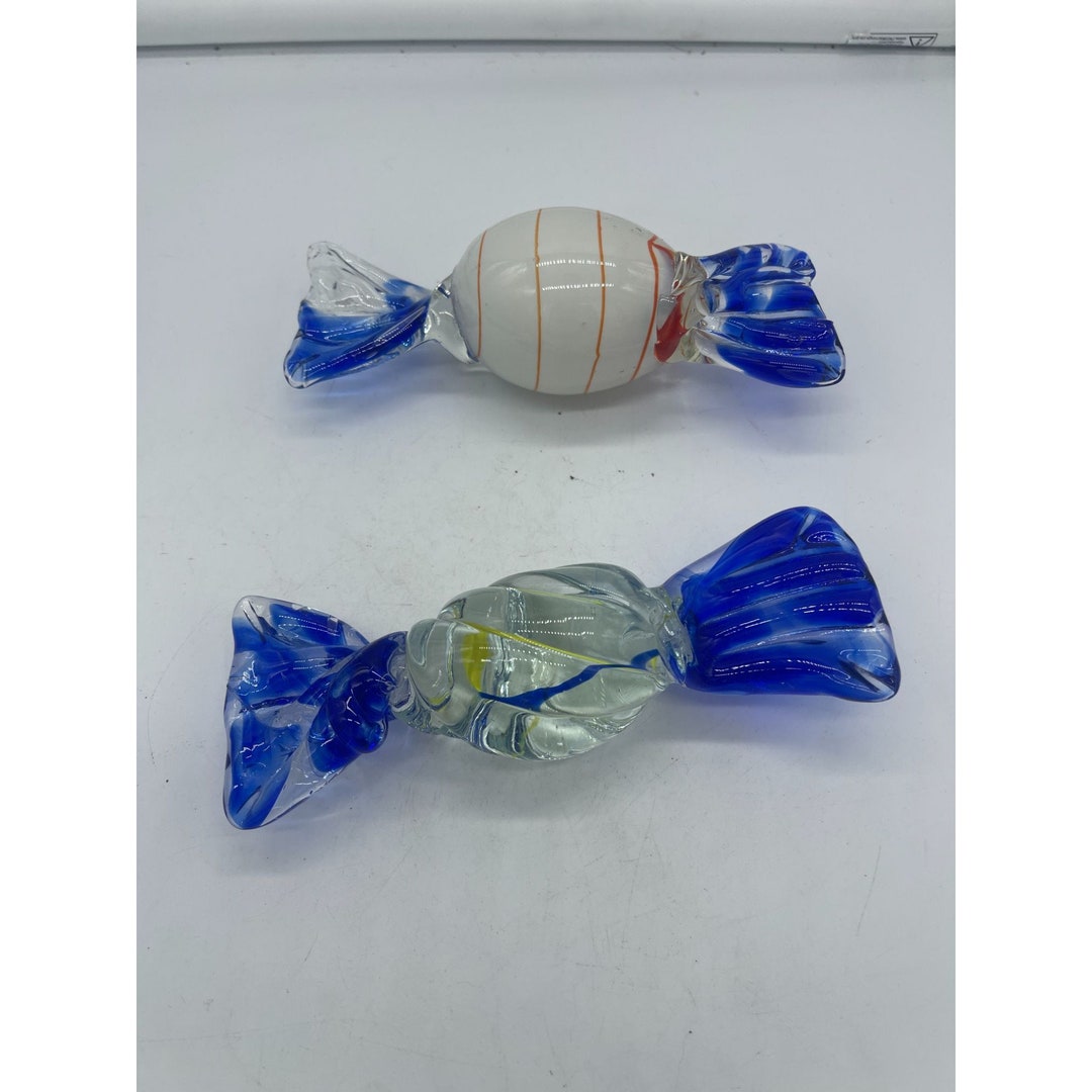 Pair of Xtra Large Glass Candies 7 Inch - Etsy