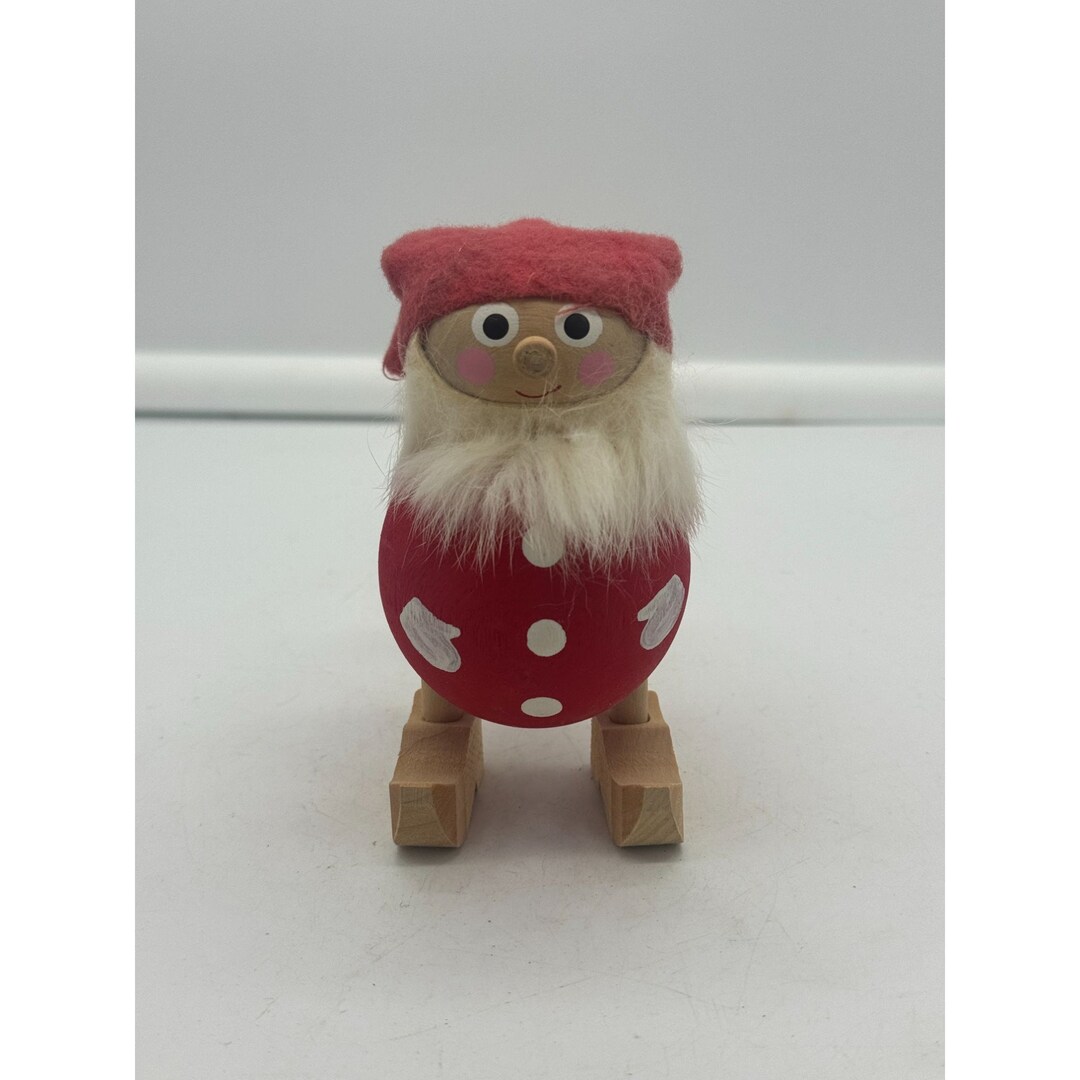 Wooden Santa Claus Gnome Elf Tomte Finland Christmas Decor - Etsy