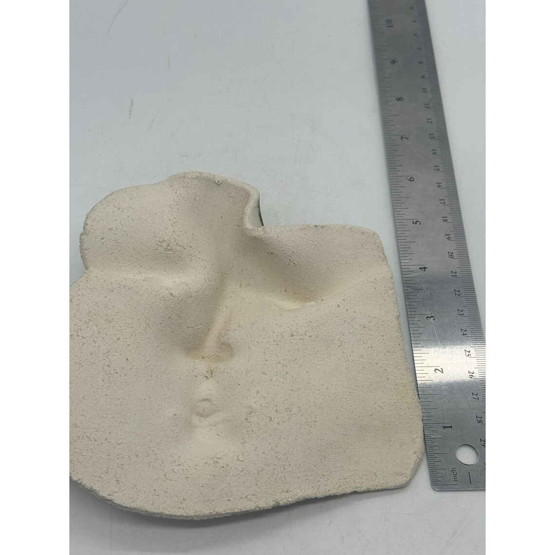 Art Pottery Mask Face Sculpture Pressed Flowers Signed Lorraine - Etsy