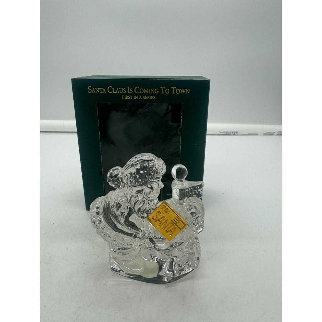 Marquis Waterford Santa Claus is Coming to Town Figurine First in a ...