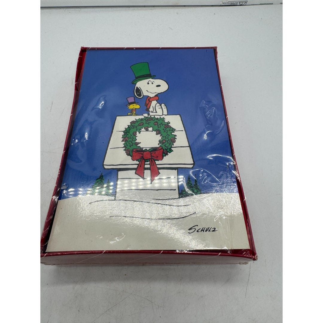 Vintage Hallmark Peanuts Snoopy Woodstock Christmas Cards Sealed - Etsy