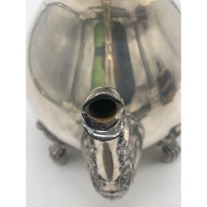 Vintage B. S. G. Silver on Copper Coffee Tea Pot With Intricate Floral ...
