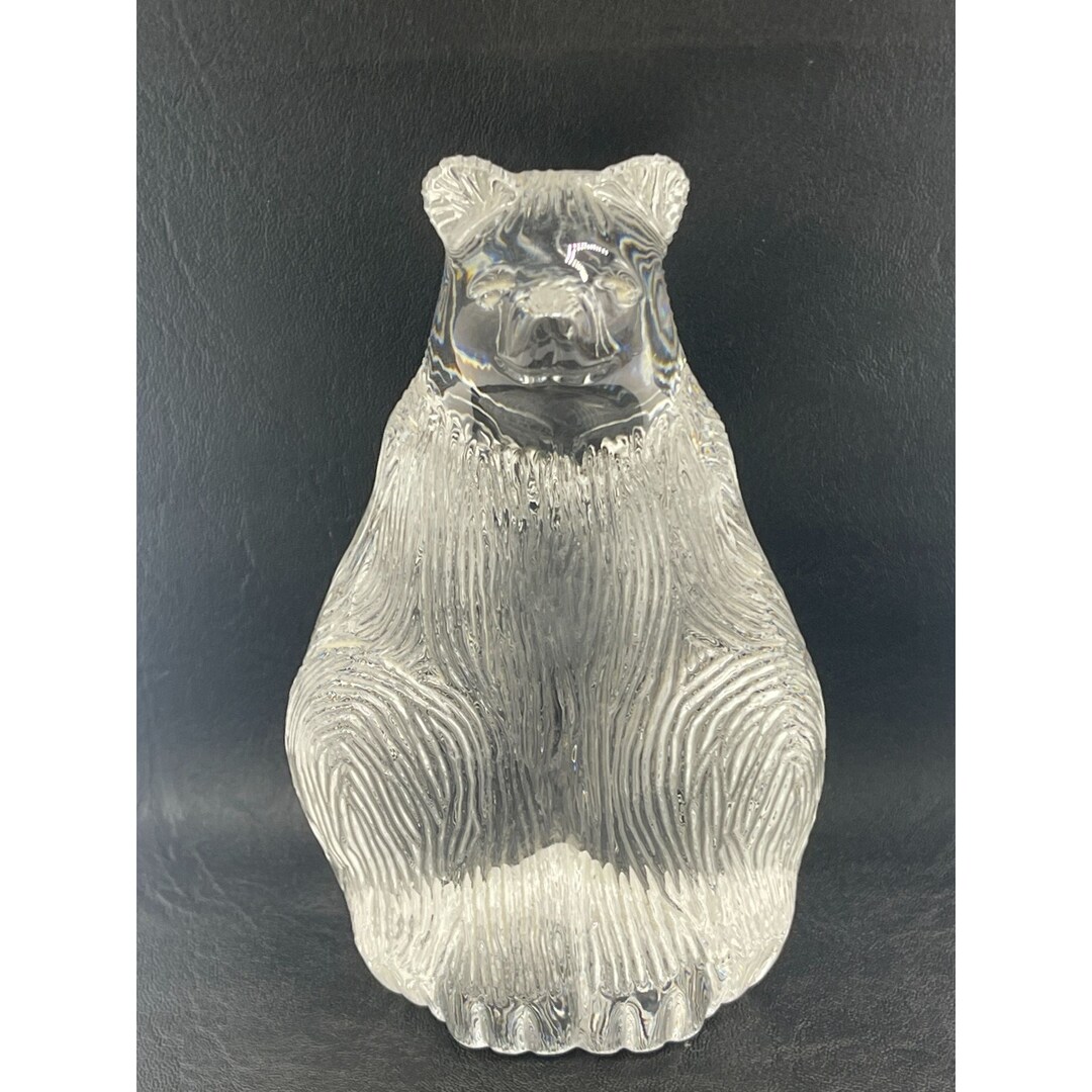 Waterford Crystal Grizzly Bear Figurine Paperweight - Etsy