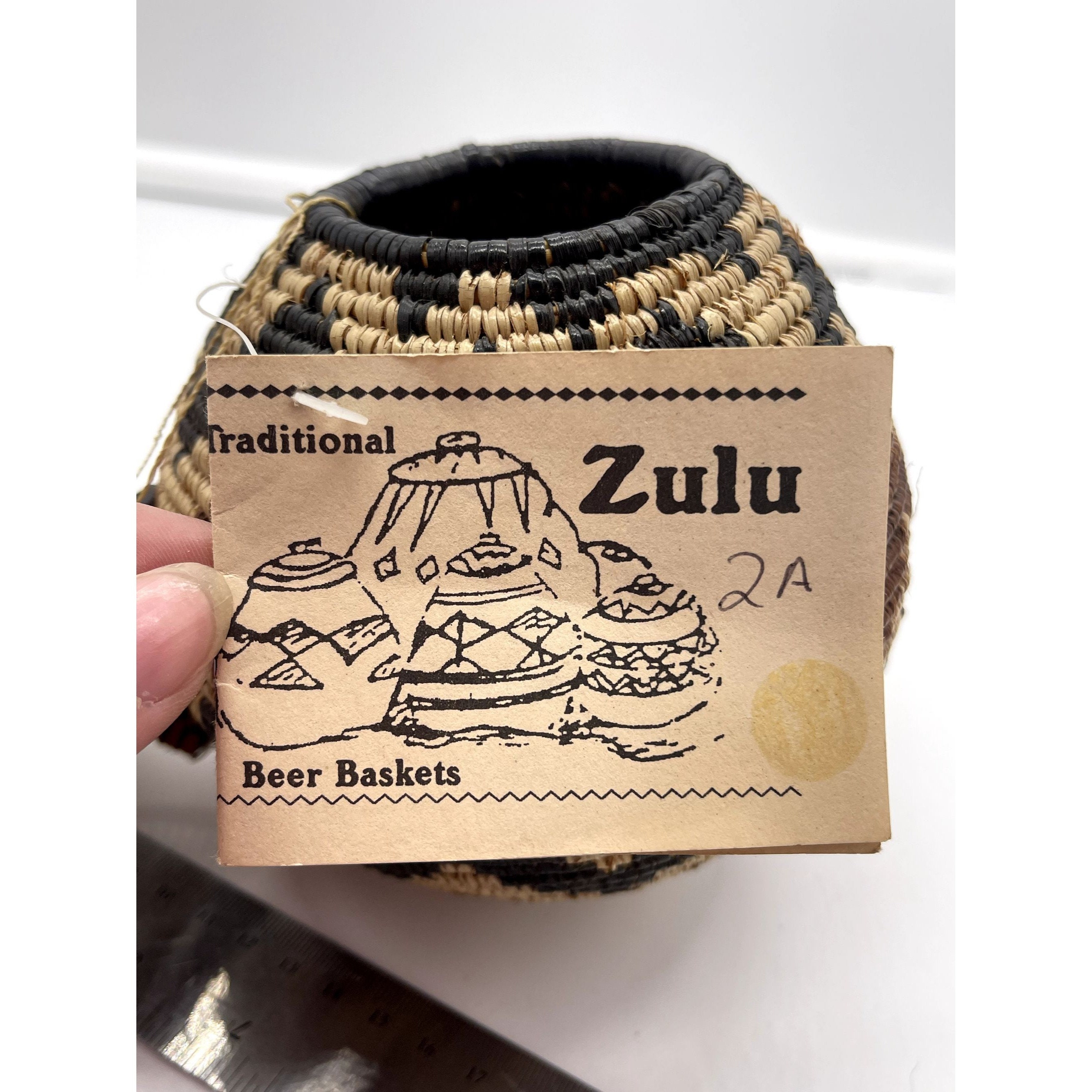 Traditional South African Zulu Ukhamba Beer Basket With Lid and COA - Etsy
