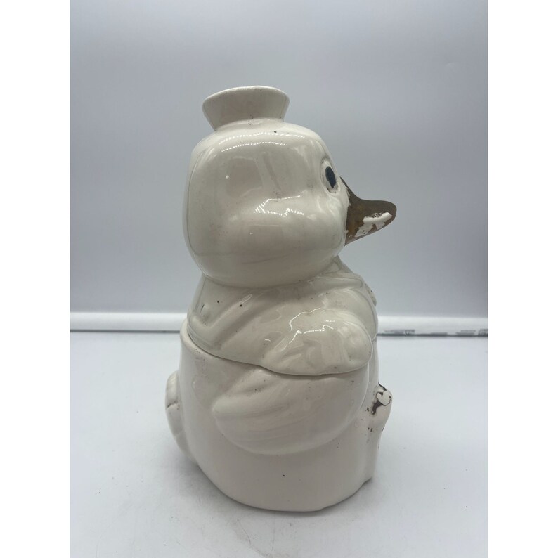 Vintage Sailor Duck Cookie Jar AS IS - Etsy