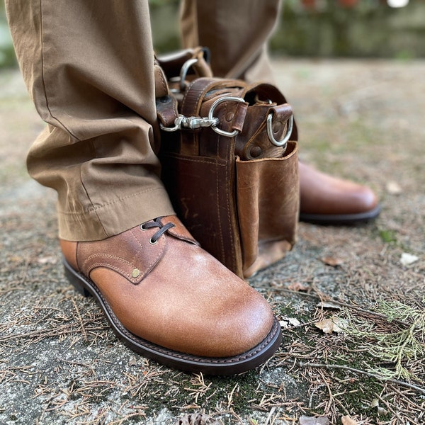 Leather Work Boots - Etsy