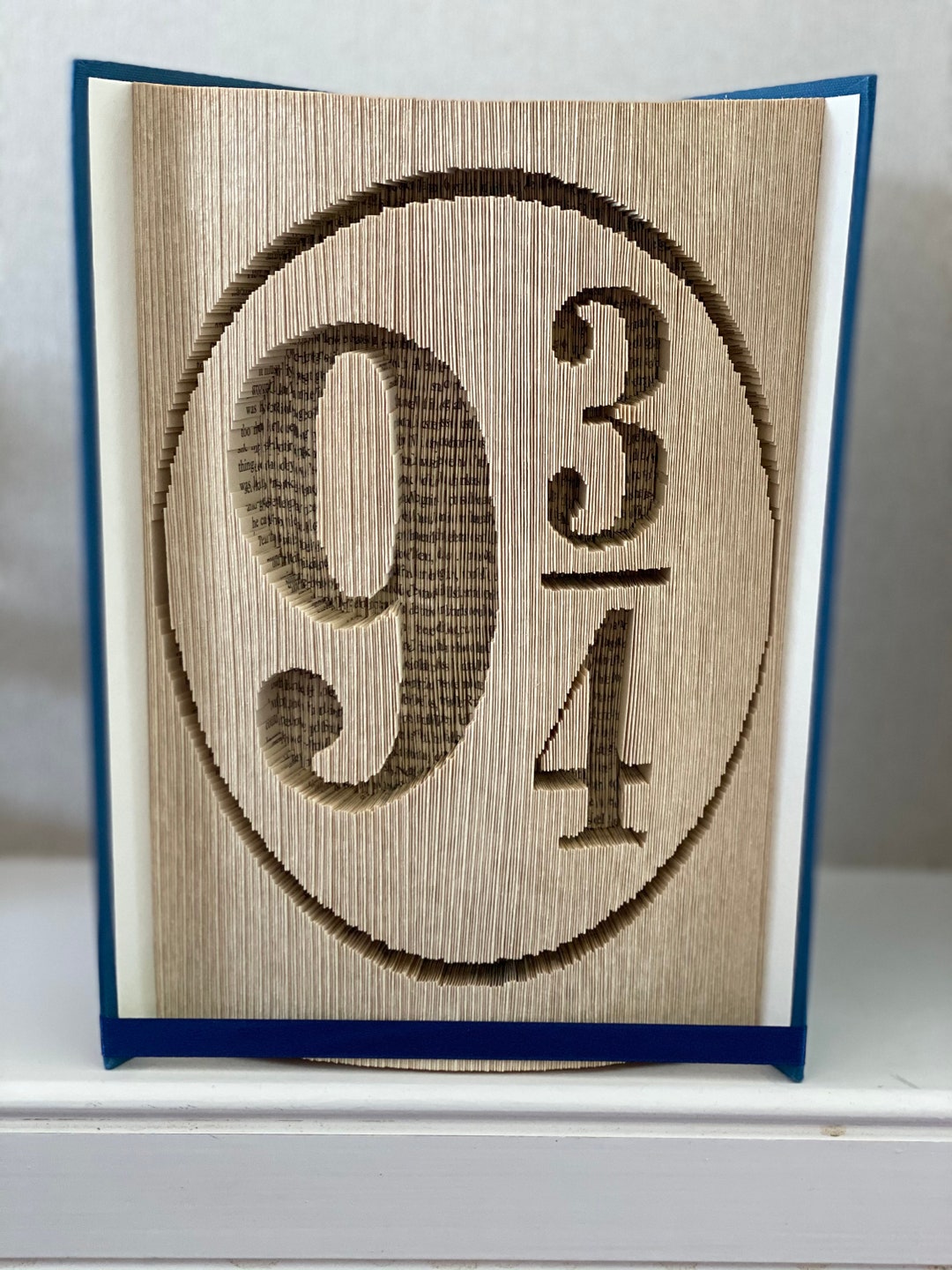 9 3/4 Book Folding Pattern - Etsy