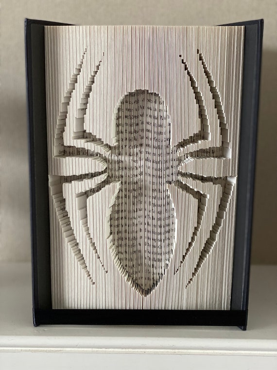 Spider-man Logo Book Folding Pattern | Etsy