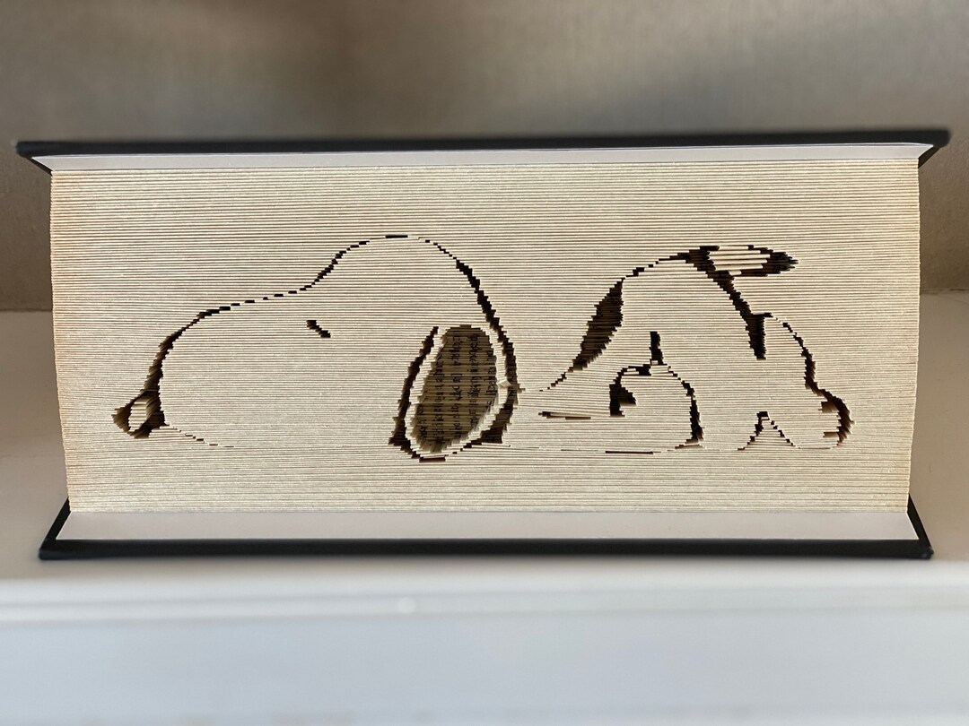 Snoopy Book Folding Pattern - Etsy