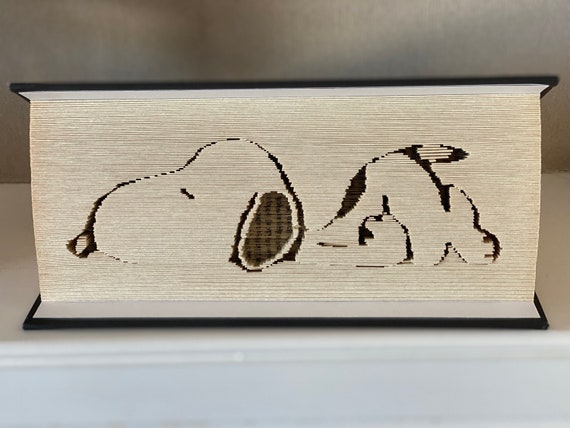 Snoopy Book Folding Pattern - Etsy