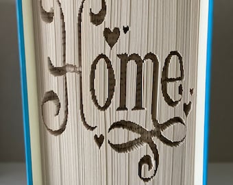 Vertical HOME Cut and Fold Book Folding Pattern Only 160 - Etsy