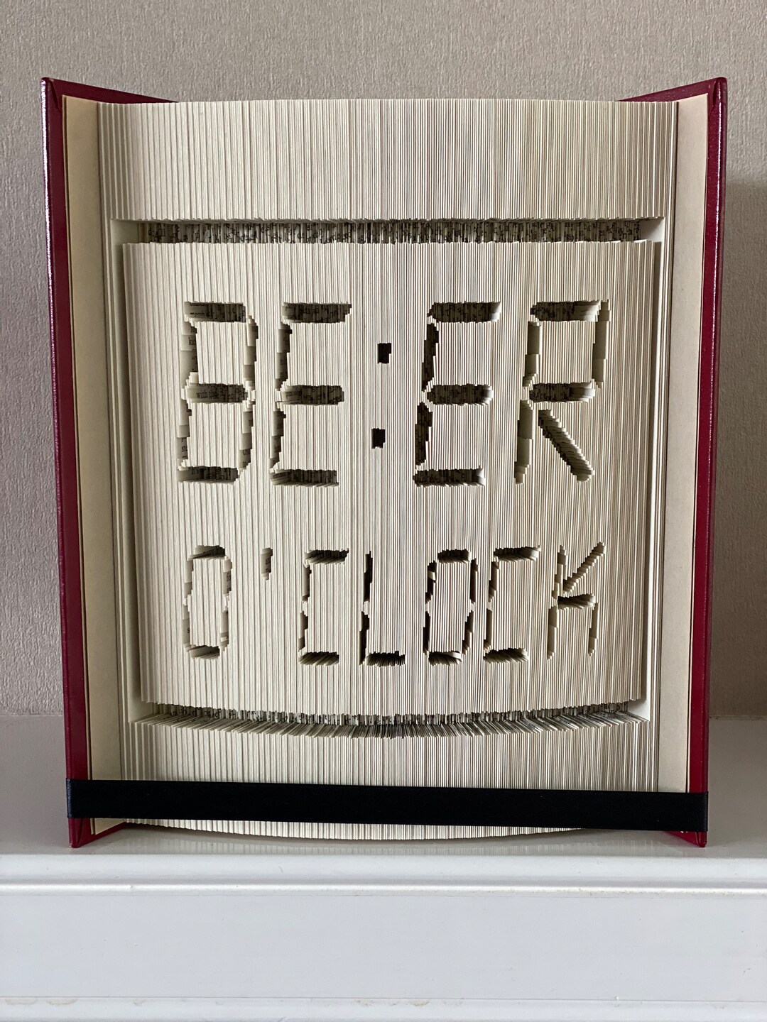 Beer O'clock Book Folding Pattern - Etsy