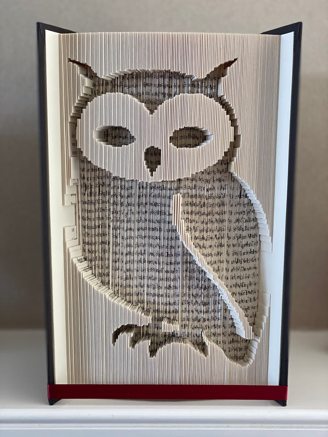 Owl Book Folding Pattern - Etsy