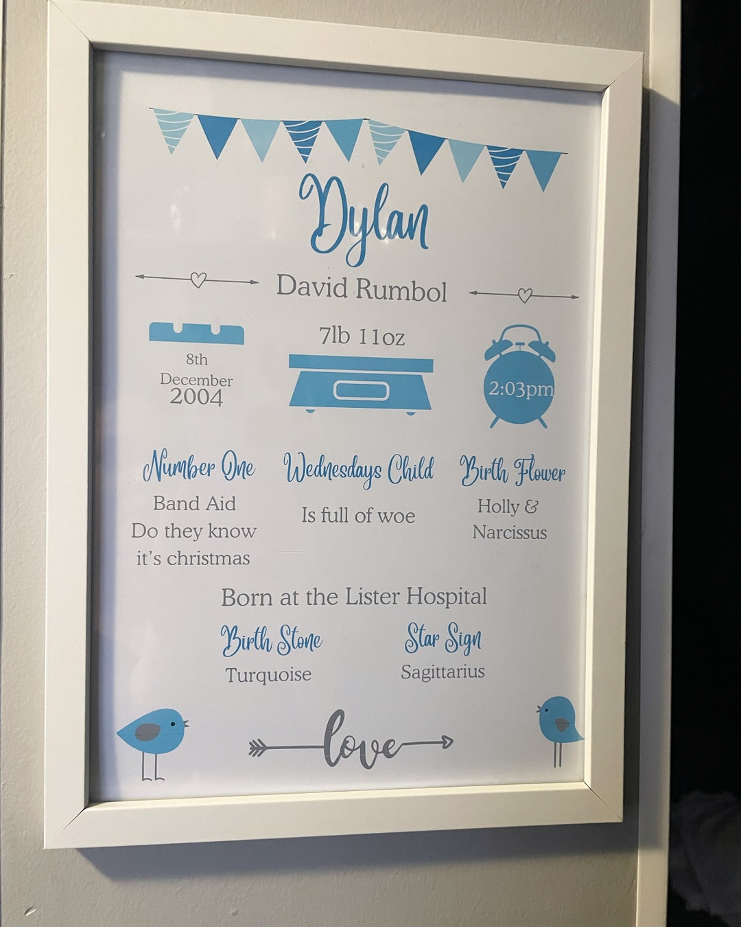 New Baby Boy Digital Download Print - Etsy