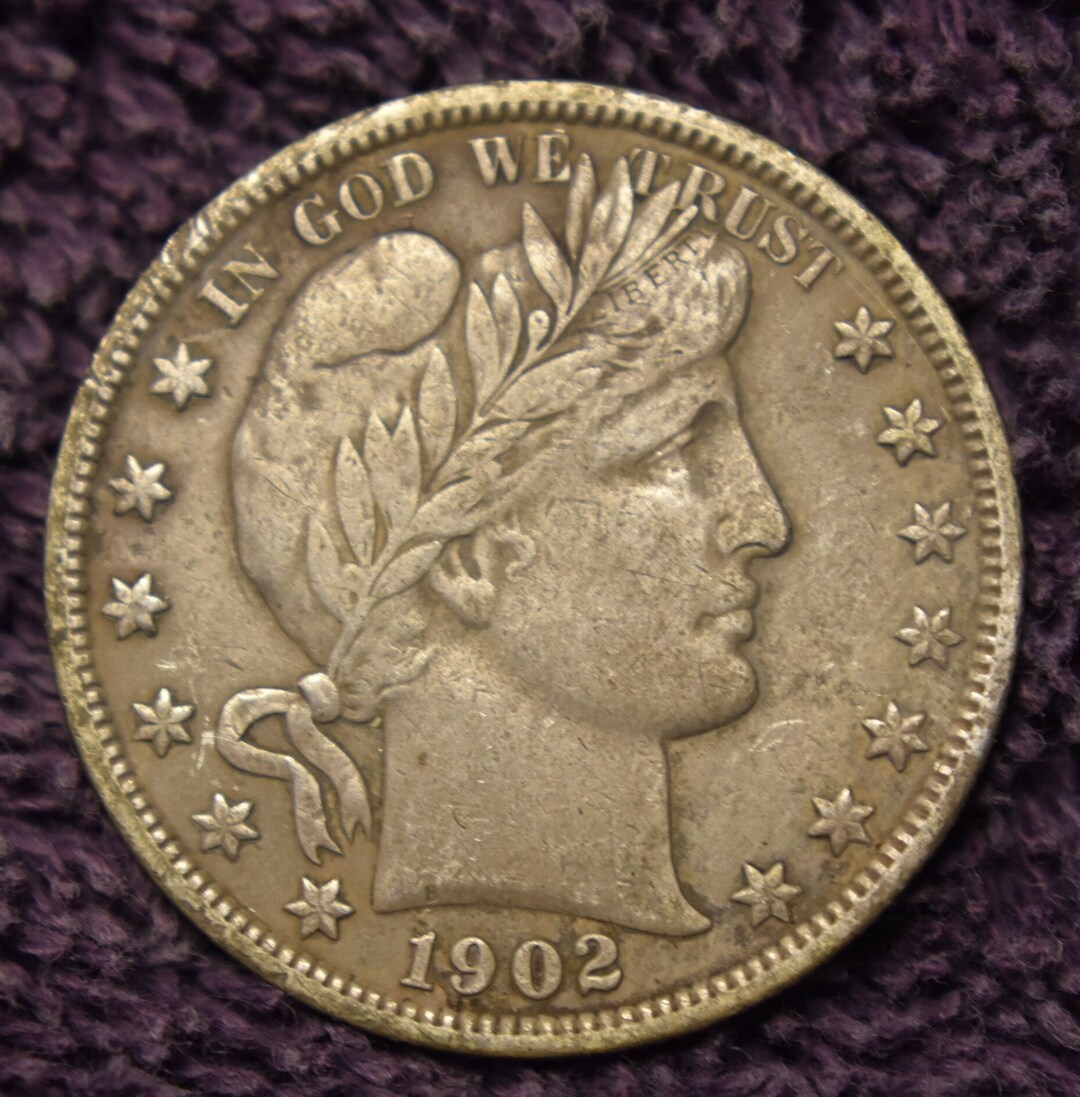 1902 Barber Half Dollar - Etsy