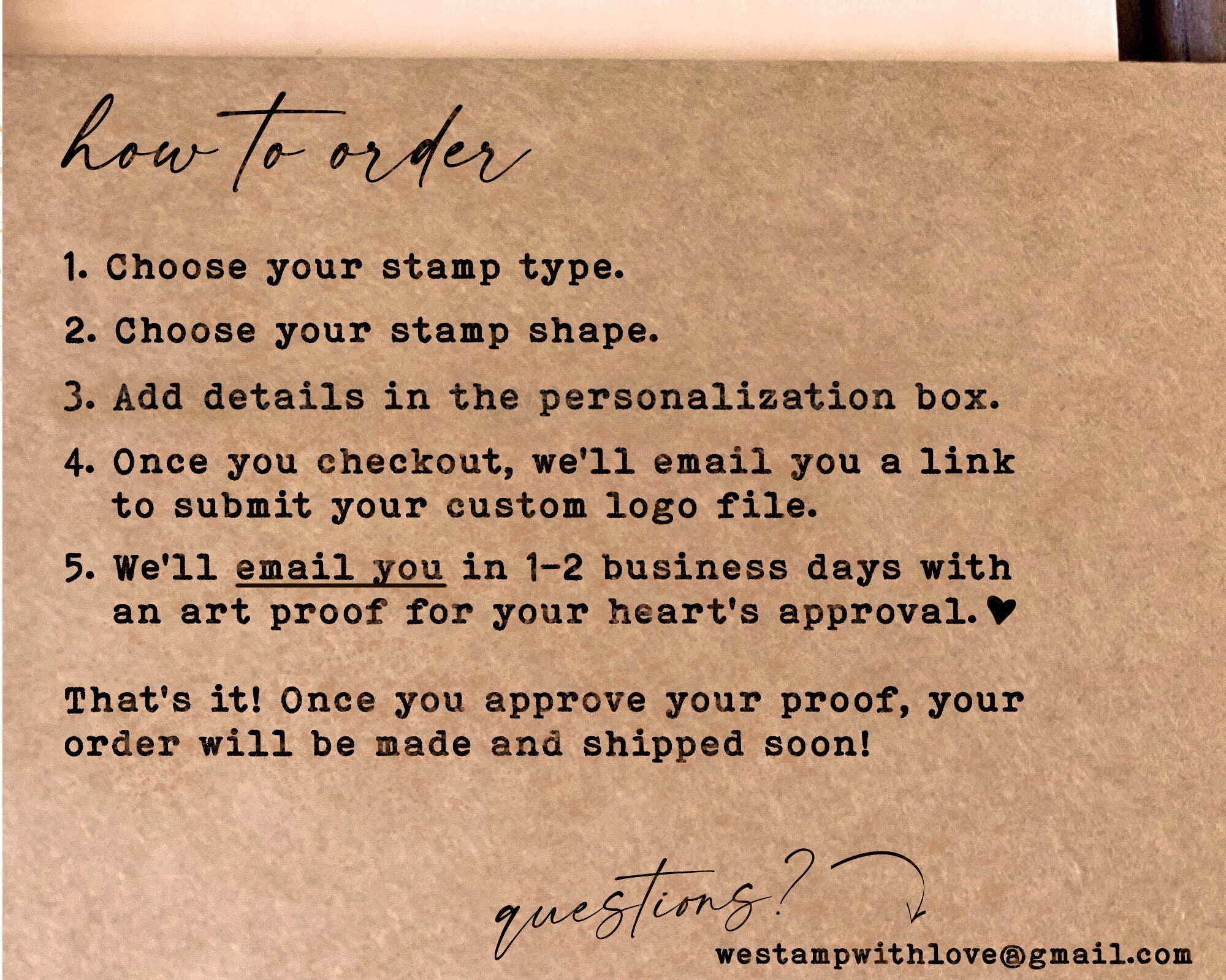 Custom Logo Stamp Personalized Stamp Business Stamp Self - Etsy