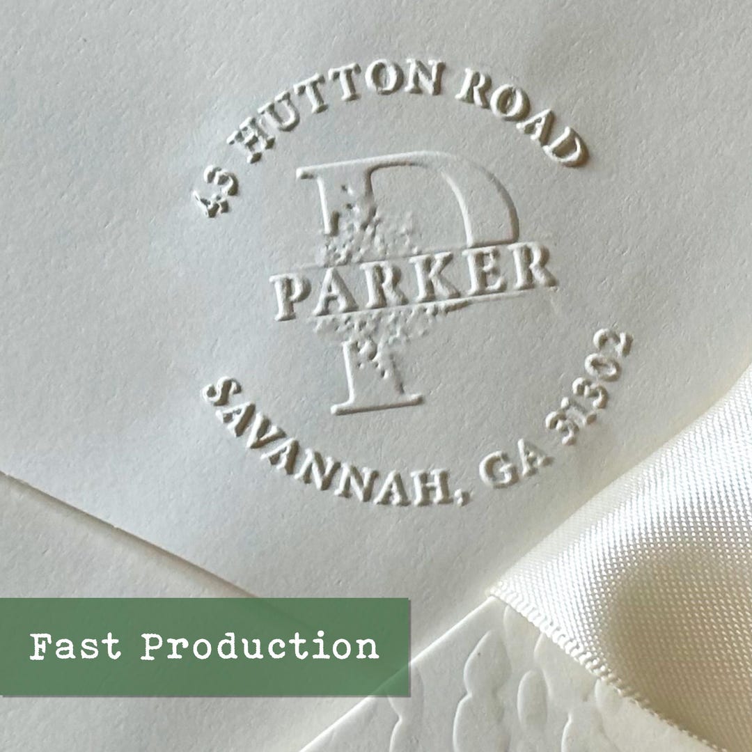 Personalized Return Address Embosser | Custom Address Embosser ...