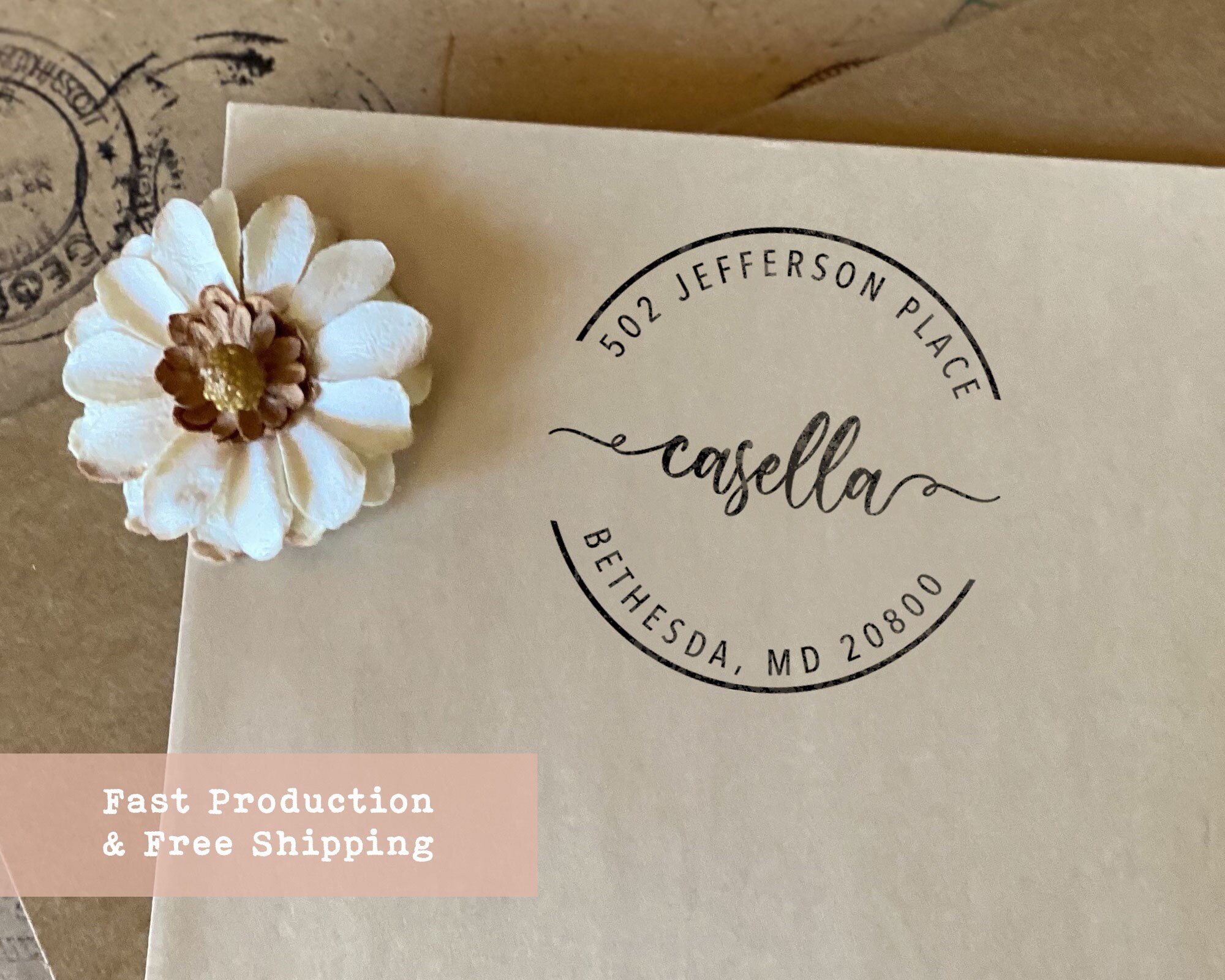 Best Rated Address Stamp Personalized Address Wood Stamp | Etsy