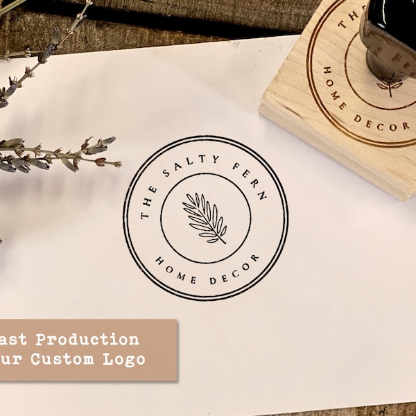 Custom Logo Stamp - Etsy
