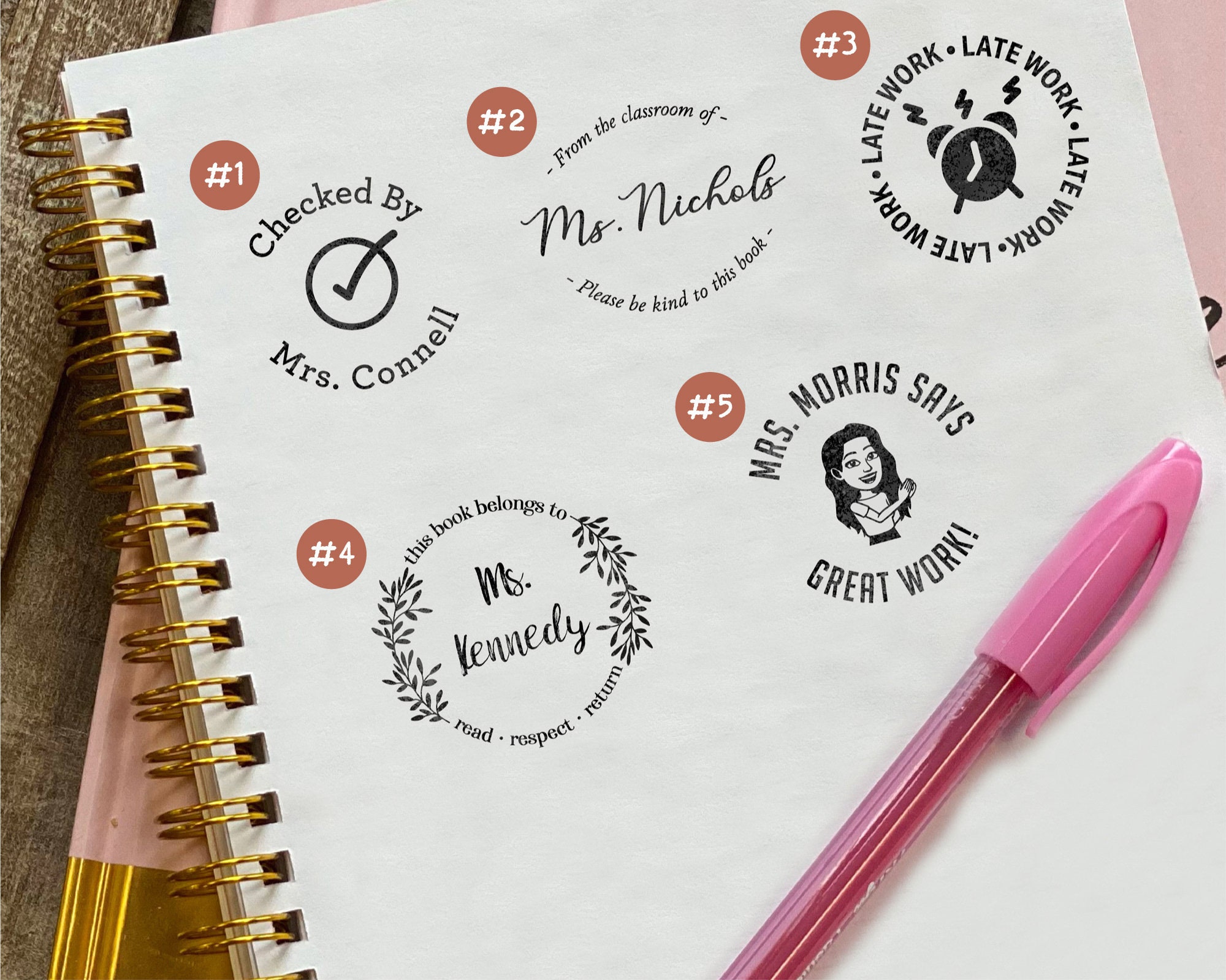 Teacher Stamp Custom Stamps Personalized Teacher Gift - Etsy Teacher Stamp Custom Stamps Personalized Teacher Gift - Etsy