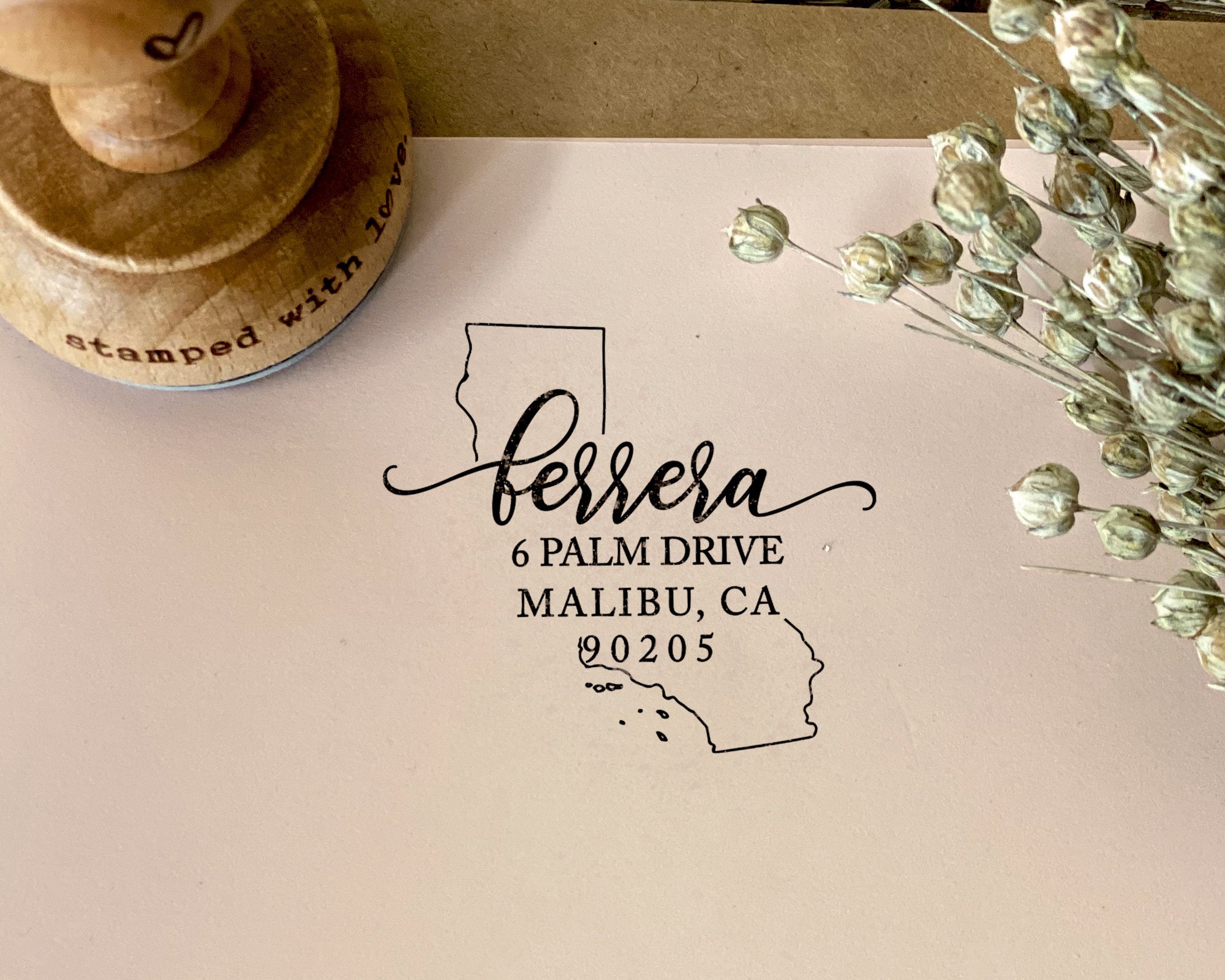 Minnesota Address Stamp All 50 States Personalized Return - Etsy