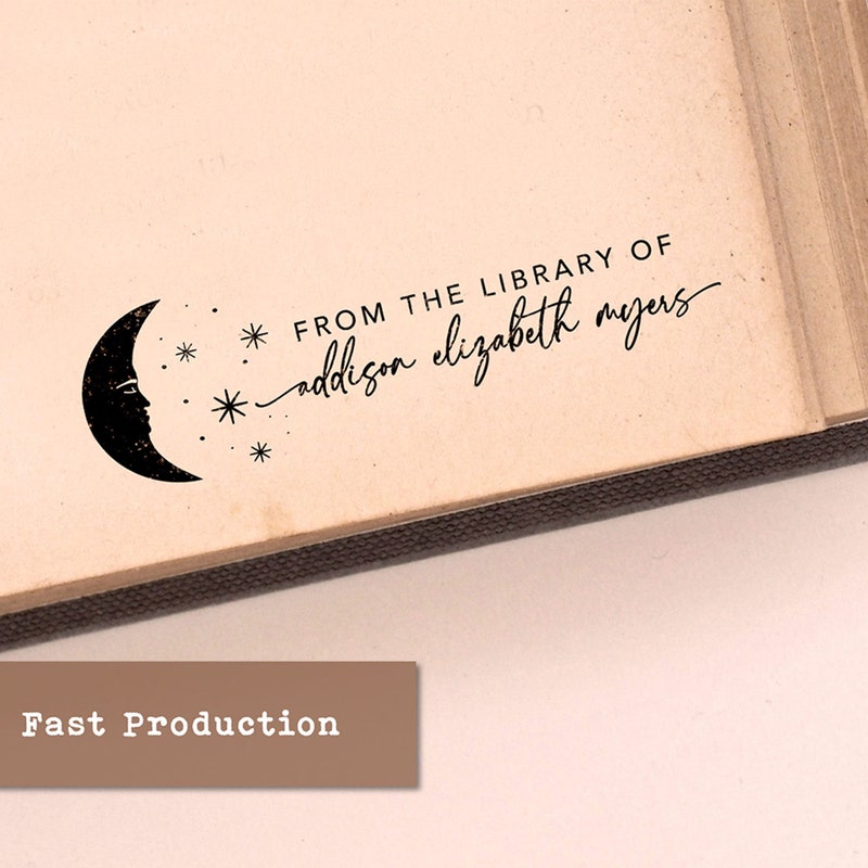 Personalized Book Stamps - Etsy