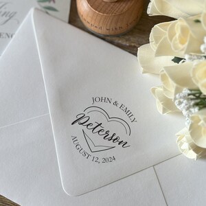 Wedding Invitation Stamp | Self Inking Stamp Personalized | New Home ...