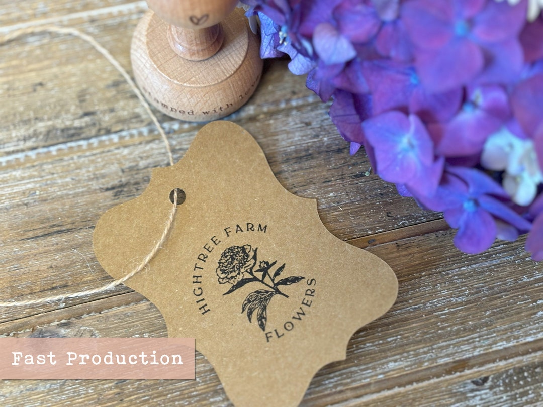 Product Label Stamp for Branding | Custom Hang Tag Logo Stamp ...