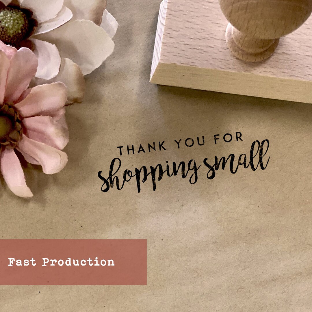 Thank You Stamp, Small Business Stamp, Packaging Supplies, Customized ...