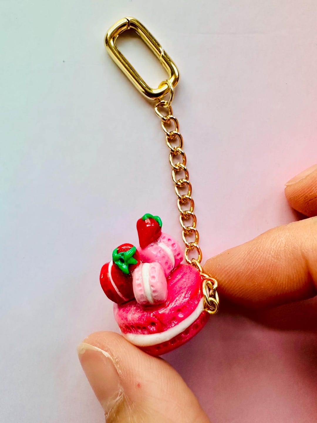 Macaron Charm-miniature Keychain- Miniature Charm- French Dessert ...