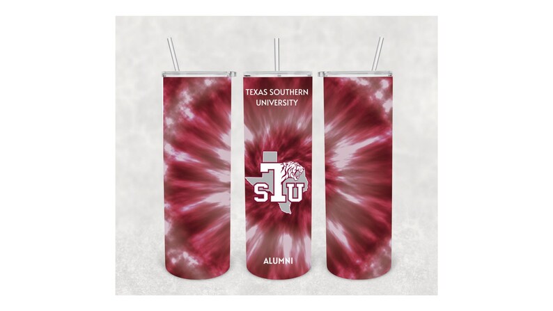 Texas Southern University Tie Dye Tumbler ( 20 or 30 Ounce Skinny ) - Etsy