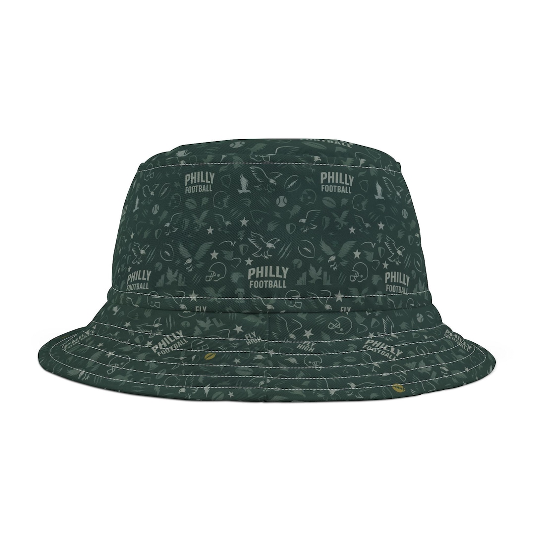 Philadelphia Eagles Bucket Hat, Fly High Champs, Sports Fan Gear - Etsy