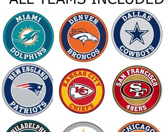 Nfl Car Coasters - Etsy