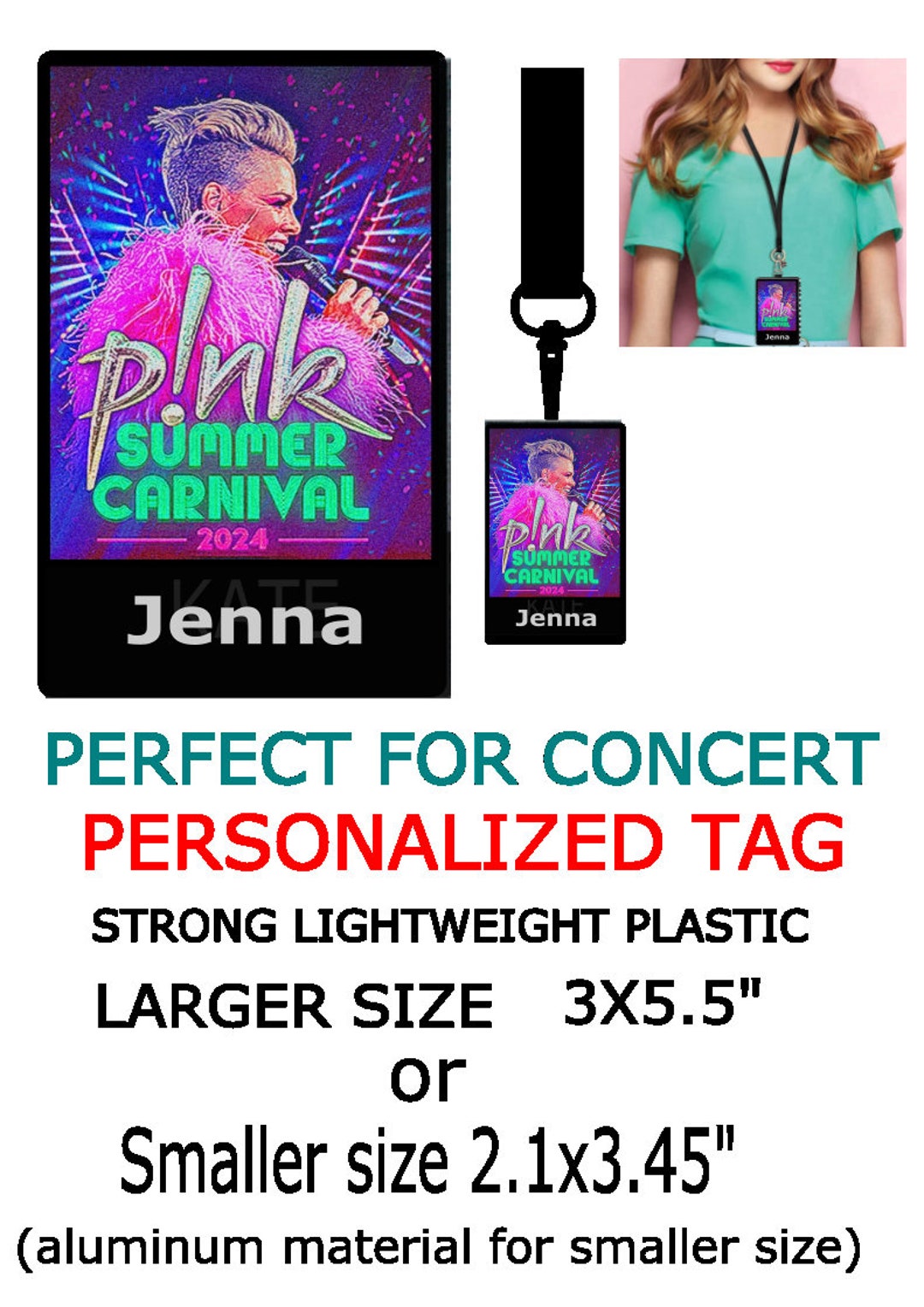 PINK Singer Summer Carnival Concert Card 2024 Momento - Etsy