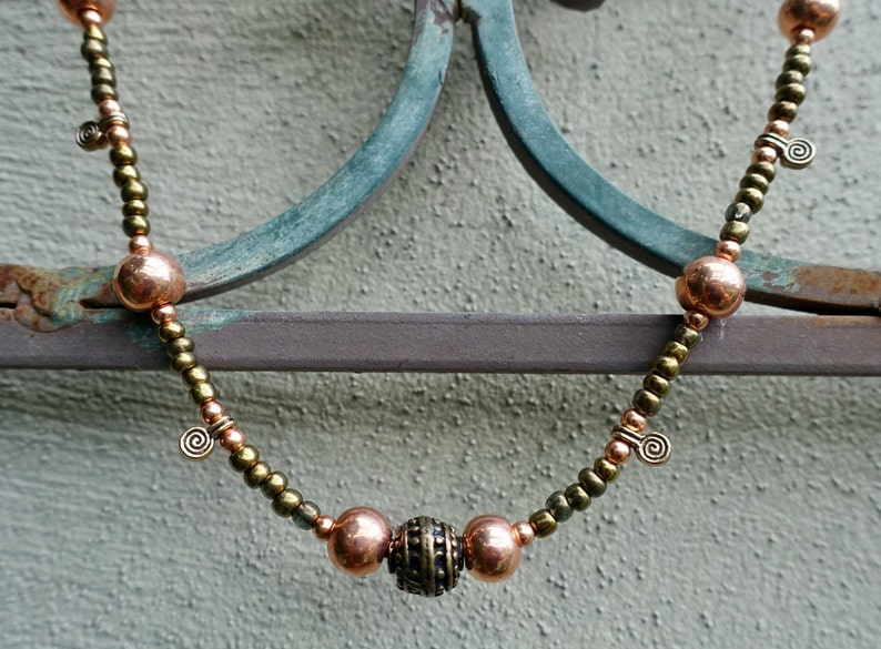 Brigid Forging Ahead Metal Goddess Necklace / Blacksmithing Goddess ...