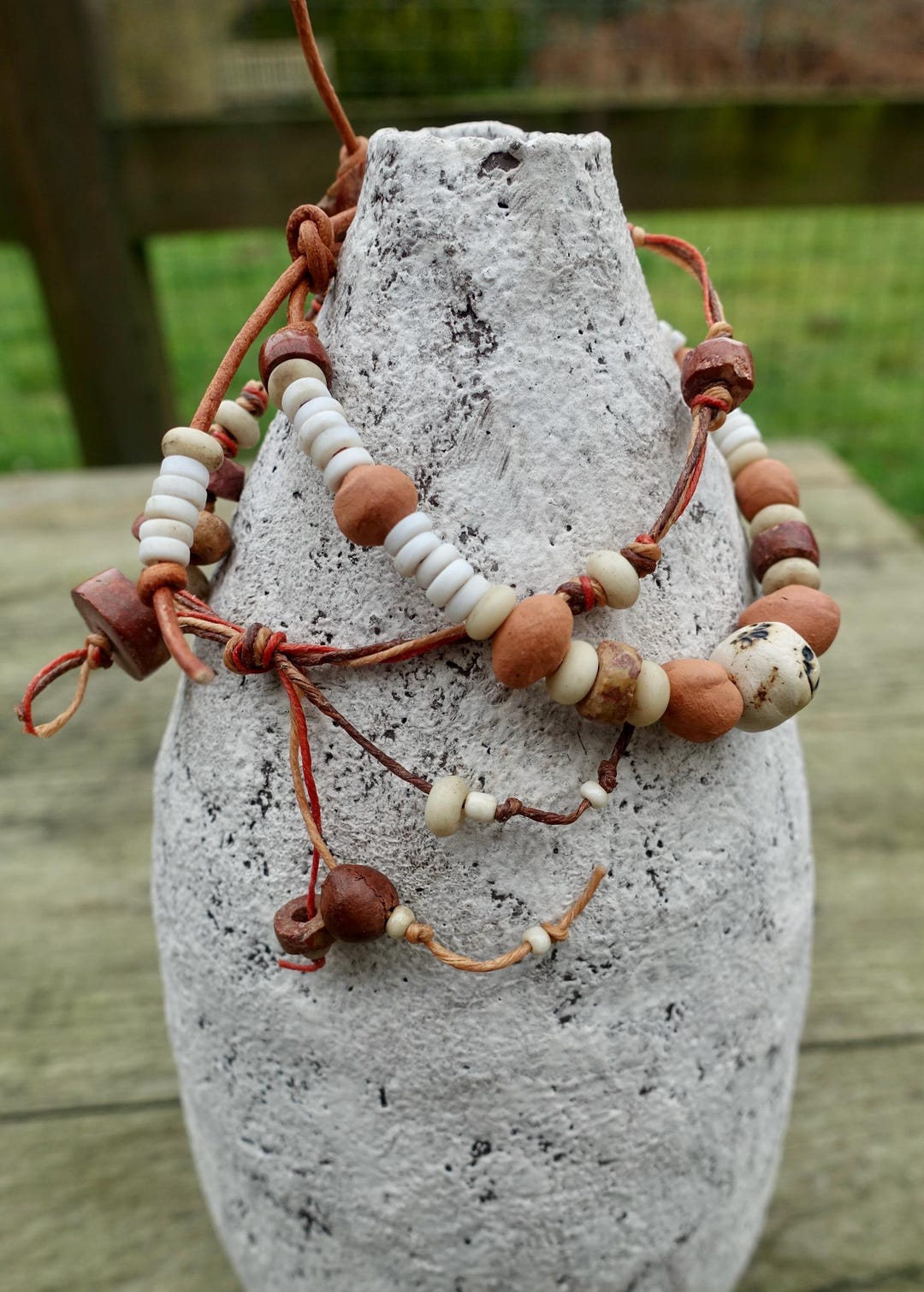 Wabi Sabi Bracelet Duo / Unisex Nomad Bracelet / Unisex Burning Man / His & Hers Bracelets ...