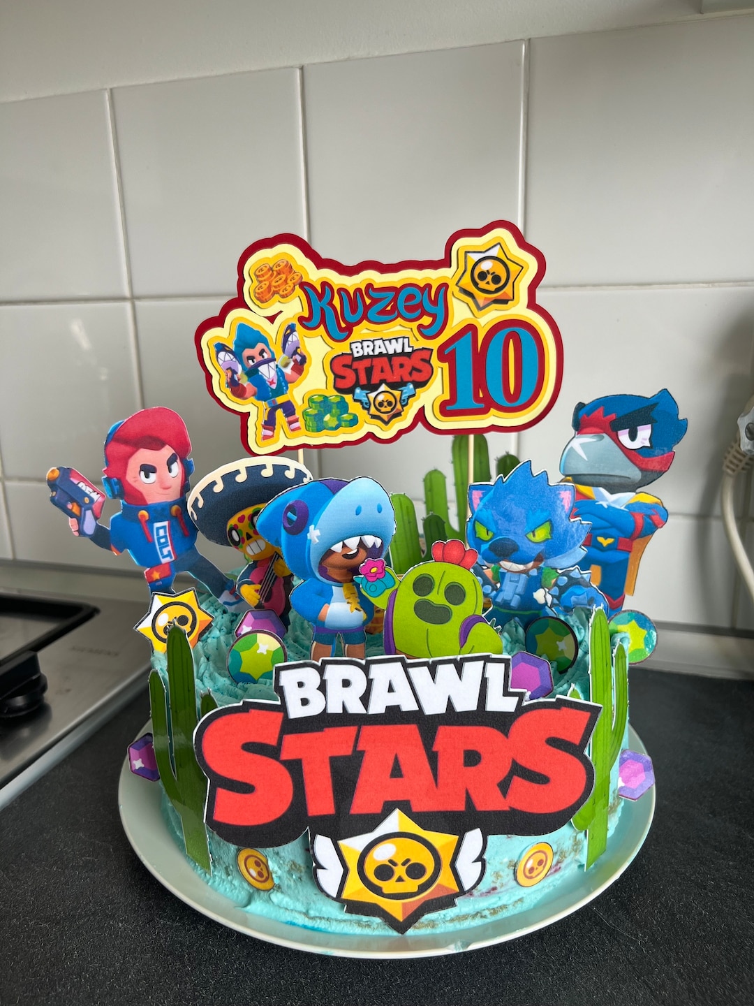 Personalized Brawl Stars Cake Topper Decoration - Etsy UK