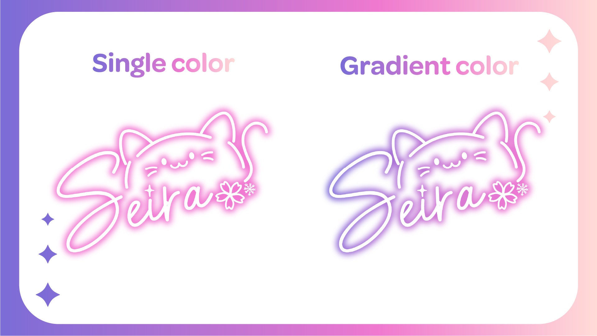 Vtuber Idol Signature Style Logoplease Contact Me Before Purchase - Etsy